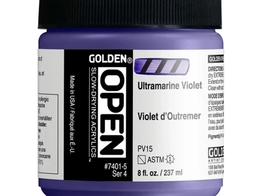 Golden OPEN Slow Drying Acrylverf- 7401 Ultramarijn Violet 237 ml kopen ...