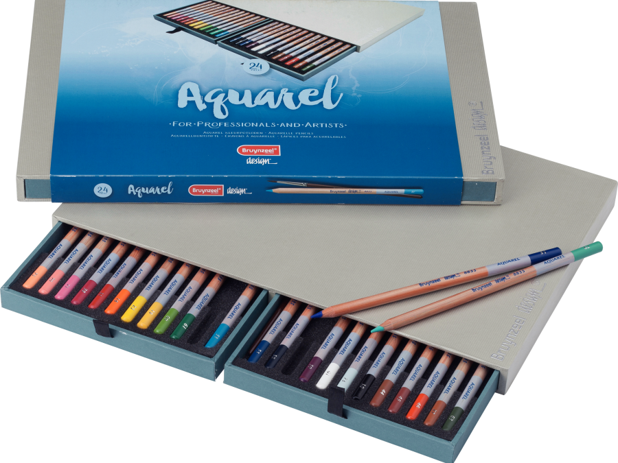 Bruynzeel Design Aquarel Box 24 Potloden | Potloden Specialist - Verfze