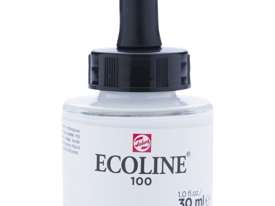 Ecoline 100 Wit 30ml | Waterverf Specialist - Verfze