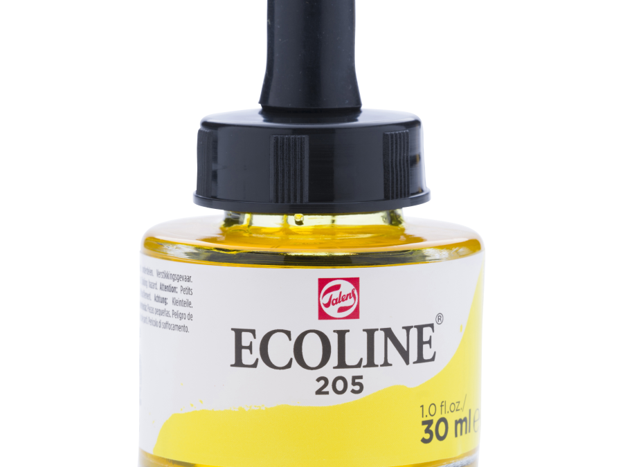 Ecoline 205 Citroengeel 30ml | Waterverf Specialist - Verfze