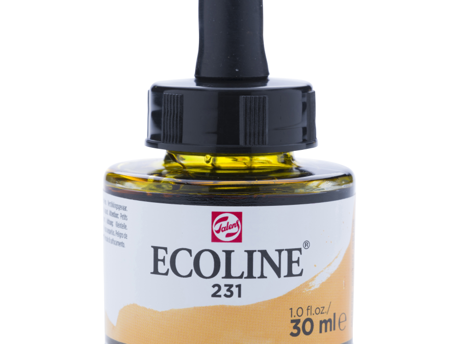 Ecoline 231 Goudoker 30ml | Waterverf Specialist - Verfze