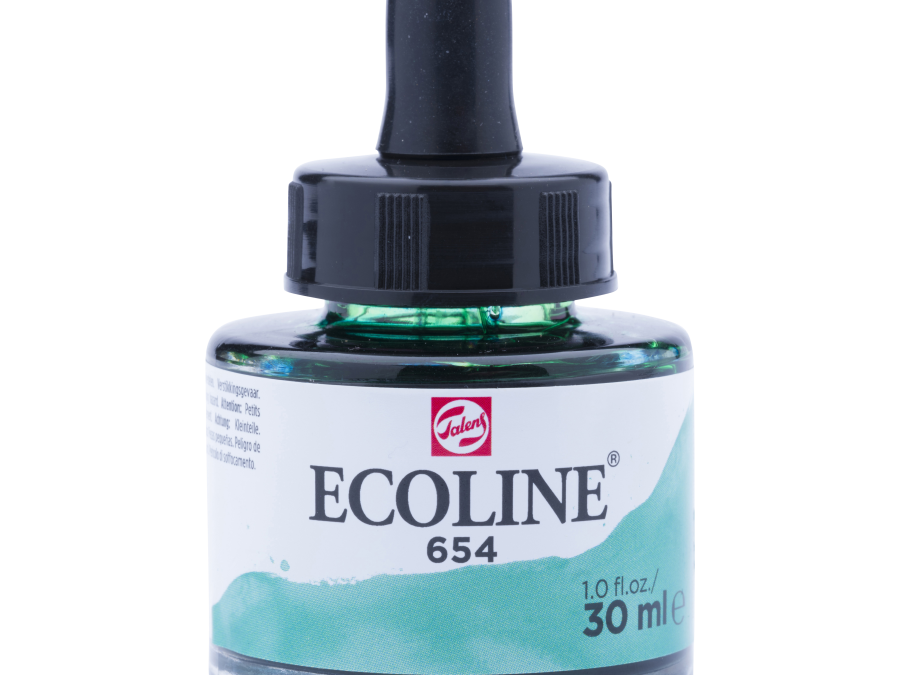 Ecoline 654 Dennengroen 30ml | Waterverf Specialist - Verfze