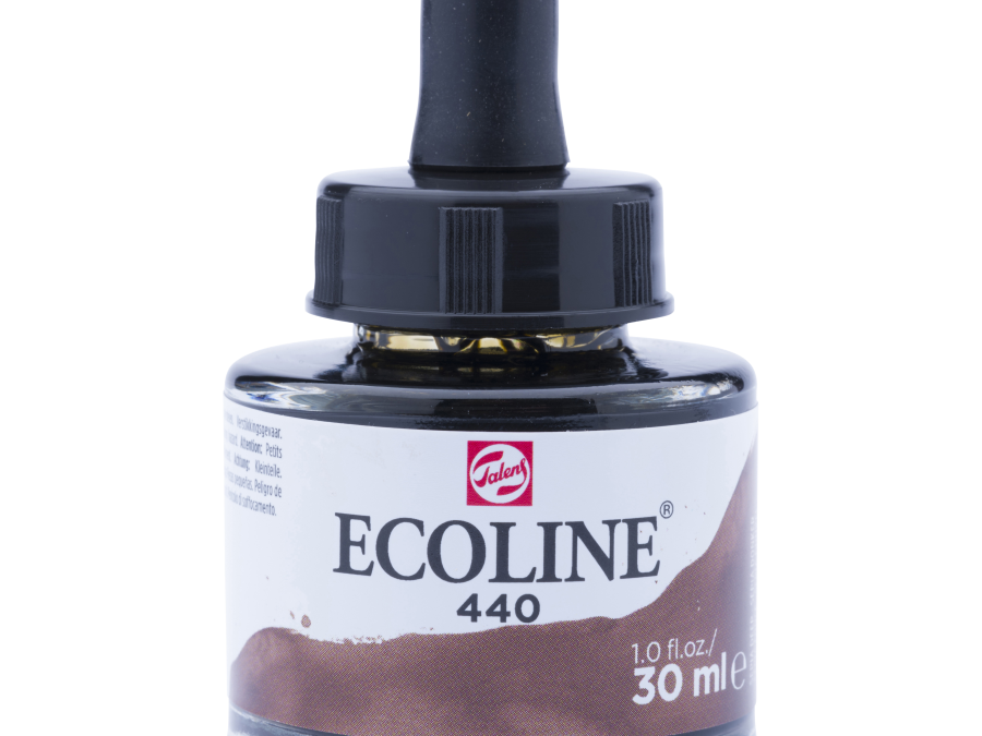 Ecoline 440 Sepia Donker 30ml | Waterverf Specialist - Verfze