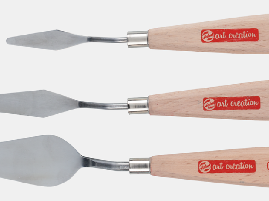 Art Creation set a 3 stuks schildersmes - Verfze