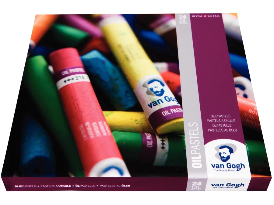 Van Gogh olie pastels basisset met 24 kleuren - Verfze