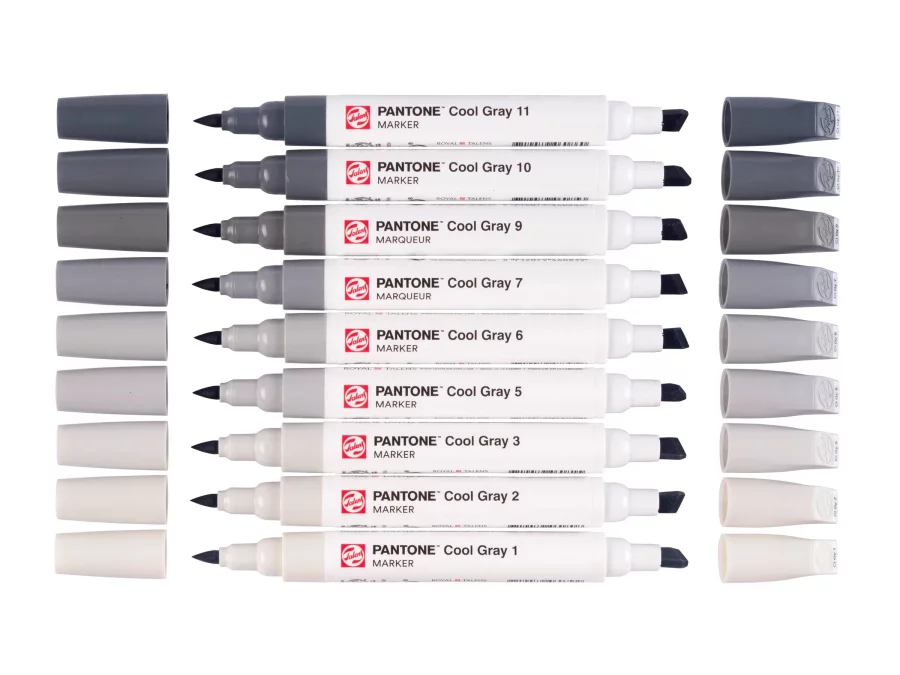 Talens Pantone Marker set 9x CoolGray |Marker Specialist - Verfze